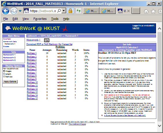 Mathematics Support Centre, HKUST